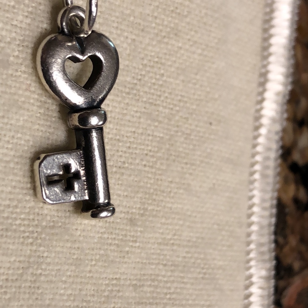 James Avery Retired “Key Of Promise” Charm. - Gem